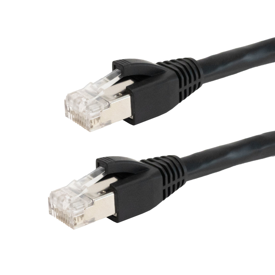 RJ45 Cat6 F/UTP Solid Shielded 23AWG Molded Patch Cable - CMP Plenum R