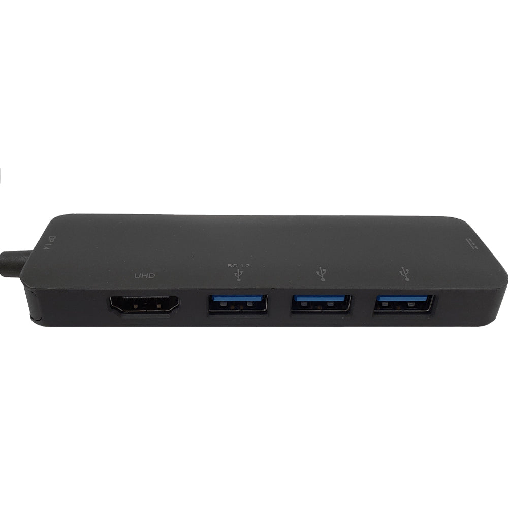 USB 3.1 Type-C to HDMI, 3x USB-A 3.0, USB Type-C - DP 1.4 Alt Mode - B
