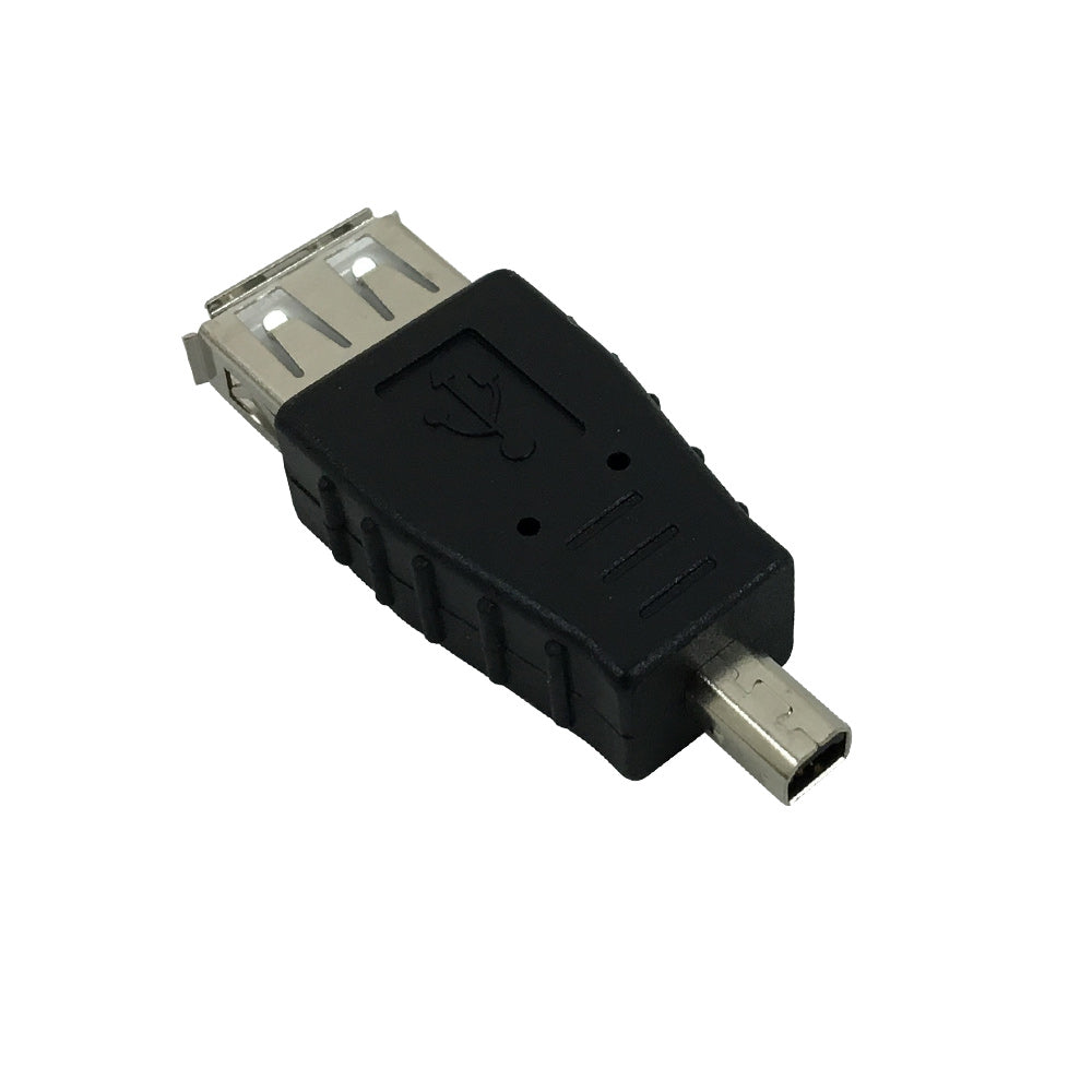 USB A Female to Mini 4-Pin Male Adapter