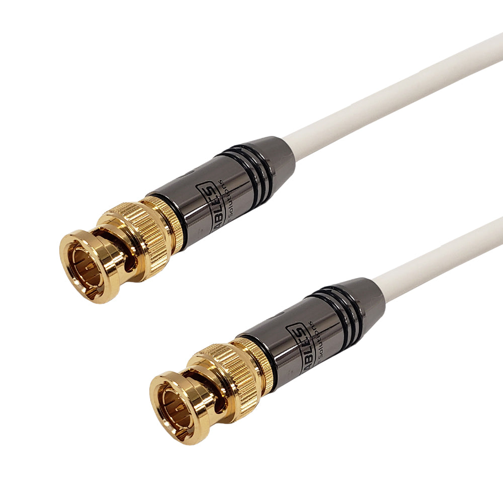 Premium Phantom Cables RG6 Composite BNC Cable Male to Male Plenum Rat