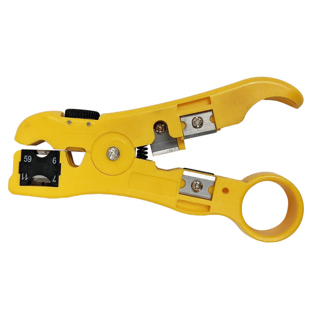Professional Adjustable Cable Jacket Strip Tool with Cutter for Networ