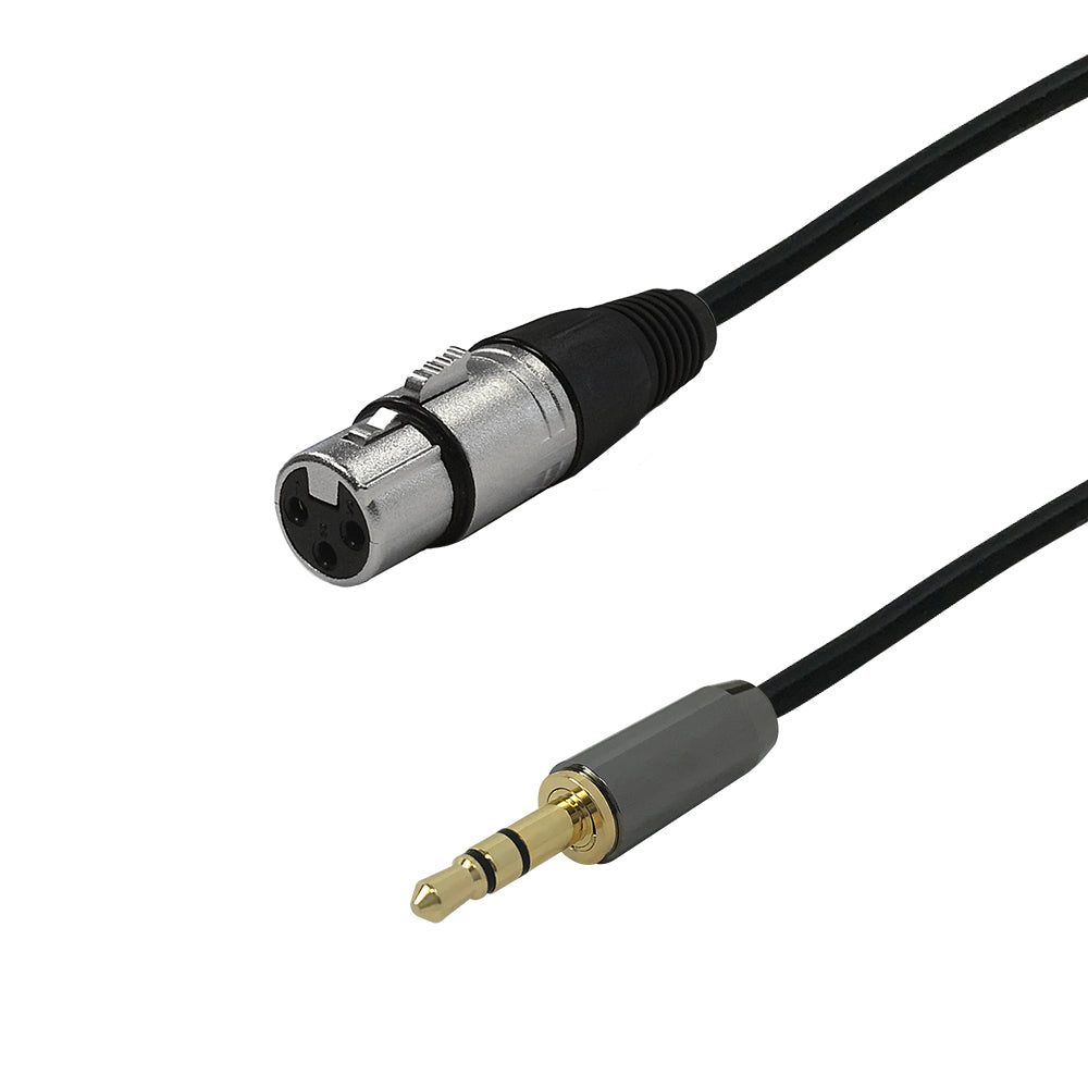 Premium Phantom Cables XLR Female To 3.5mm Male Balanced Audio Cable F